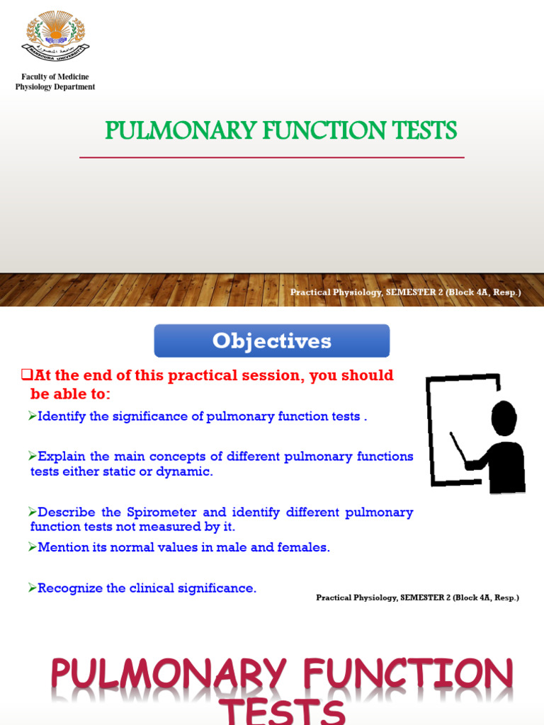 Understanding Pulmonary Function Tests | PDF | Exhalation | Lung