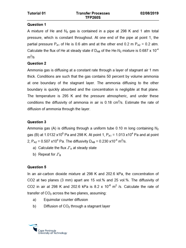 Tutorial 01 2019 | PDF Tutorial 01 2019 | PDF