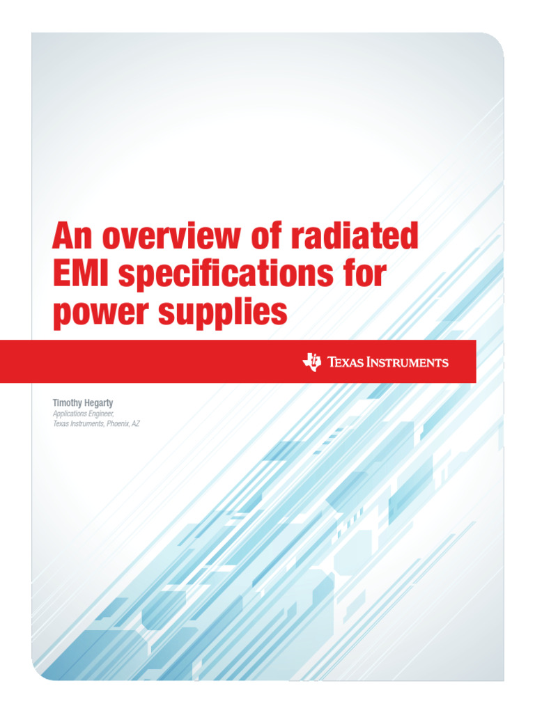 Slyy 142 | PDF | Electromagnetic Interference | Electromagnetic Compatibility