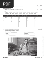 Present Unit 4 - Lunchtime (Superminds Year 1) | PDF