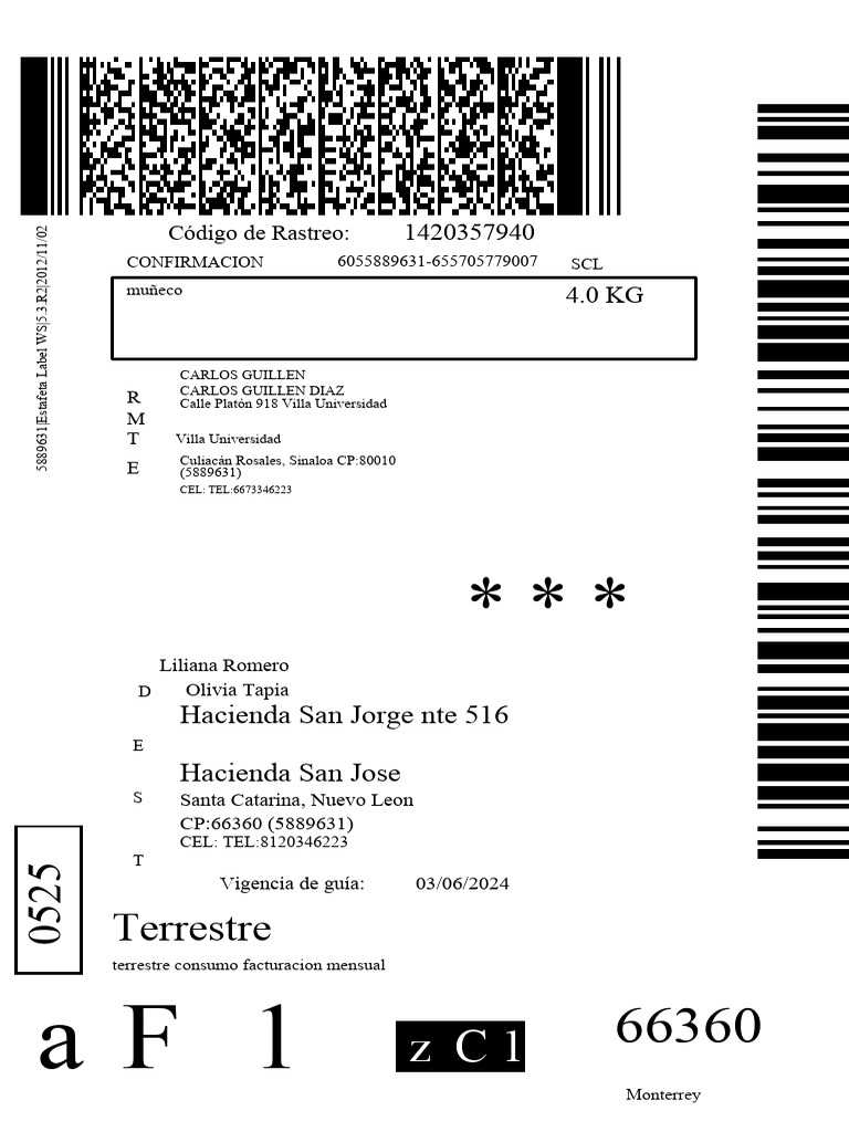 Guia Estafeta 1 | PDF