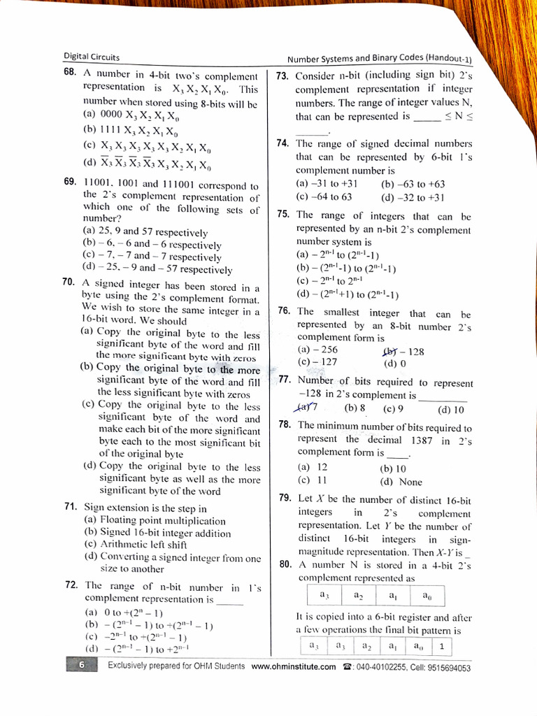 Dig Circuits Handout 1 Part2 | PDF | Computer Architecture | Mathematical Notation