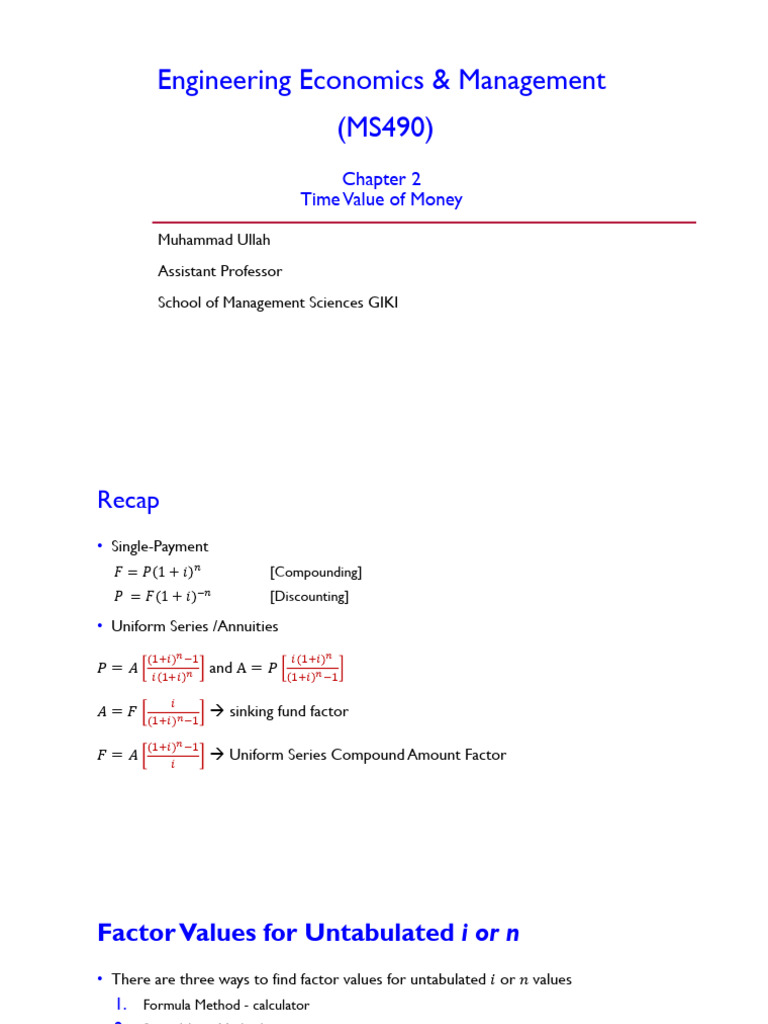 L4 - TVM - Gradients (4 Files Merged) | PDF | Interest | Time Value Of Money