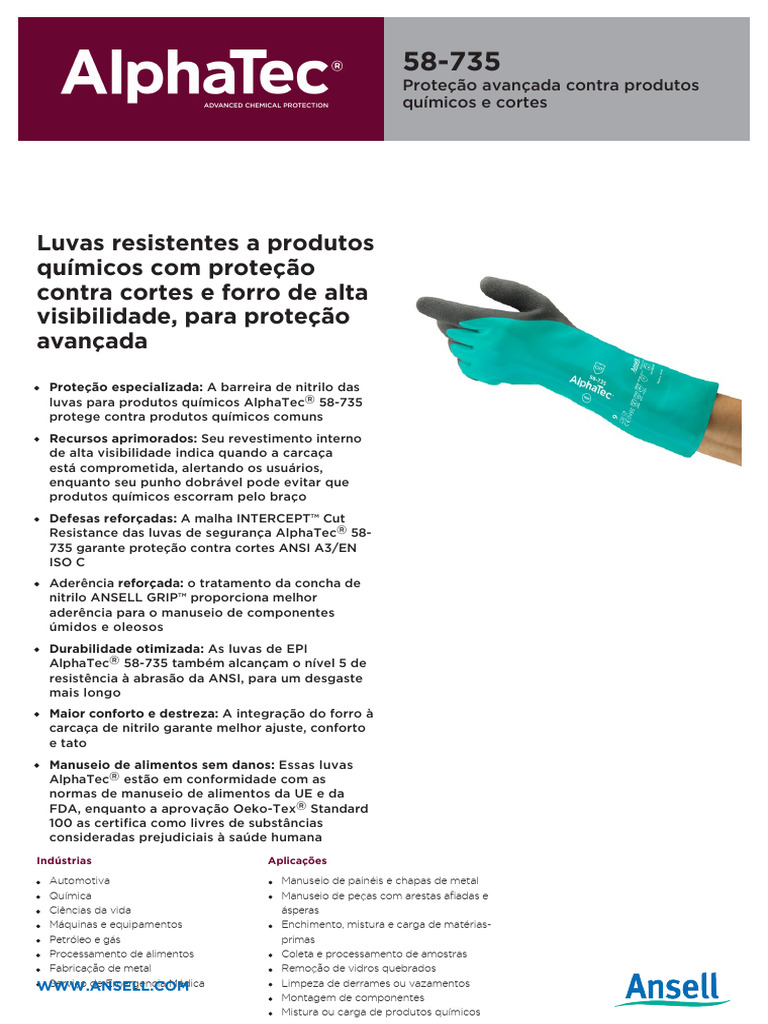 Alphatec-58-735 Pds BR | PDF | Marca comercial | Química