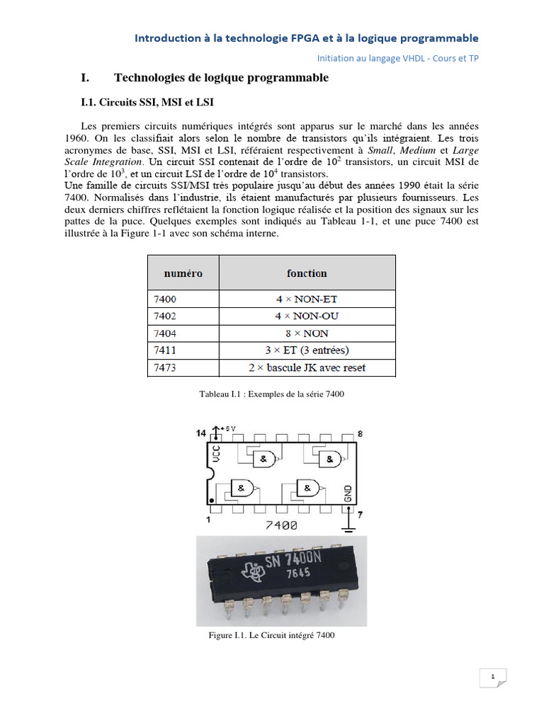 Cours Fpga | PDF | VHDL | Informatique