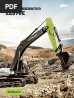 Zoomlion Long Reach Excavator Specs | PDF | Vehicles | Manufactured Goods