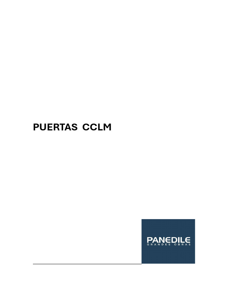 CCLM Puertas | PDF