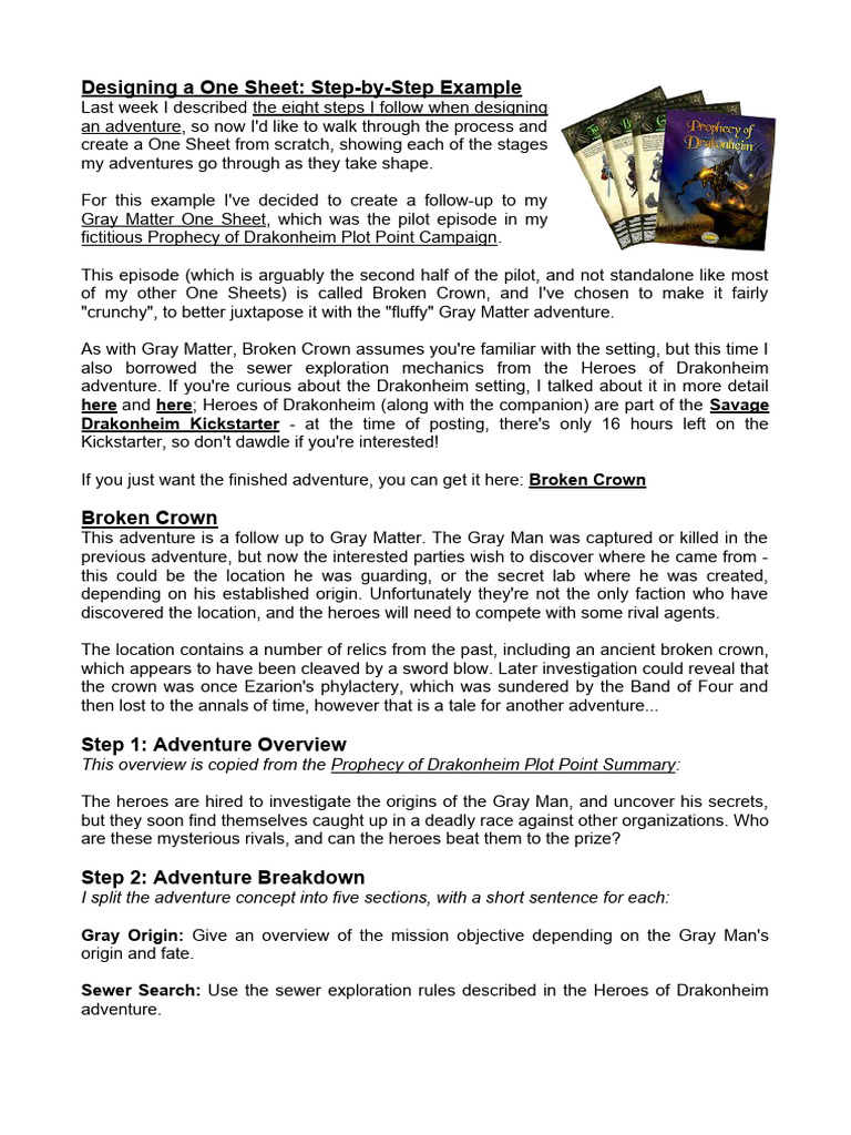 Savage Stuff #5 - Designing A One Sheet | PDF