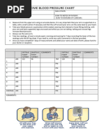 Home Blood Pressure Diary Template | PDF | Blood Pressure | Hypertension