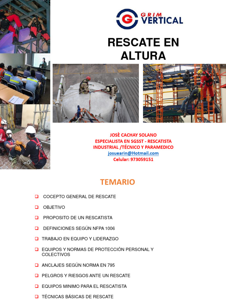Rescate y Autorescate | PDF | Cuerda | Bienes manufacturados