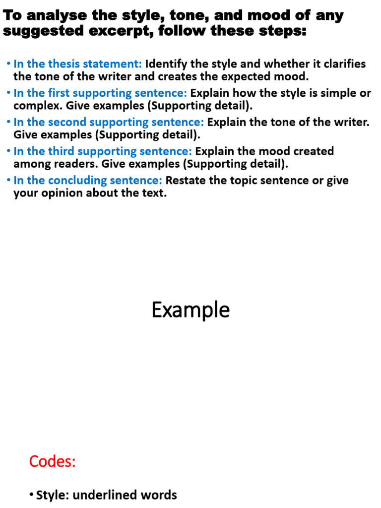 Analyze Style, Tone, and Mood in Text | PDF