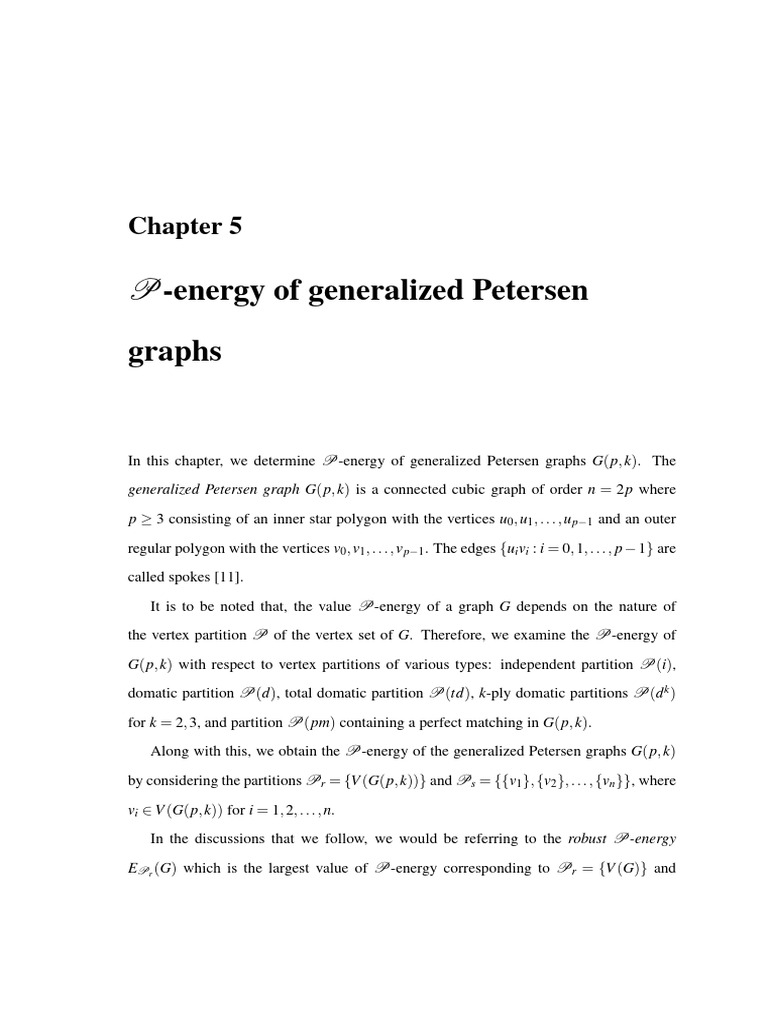 Eigenvalues of Petersen Graphs | PDF | Eigenvalues And Eigenvectors ...