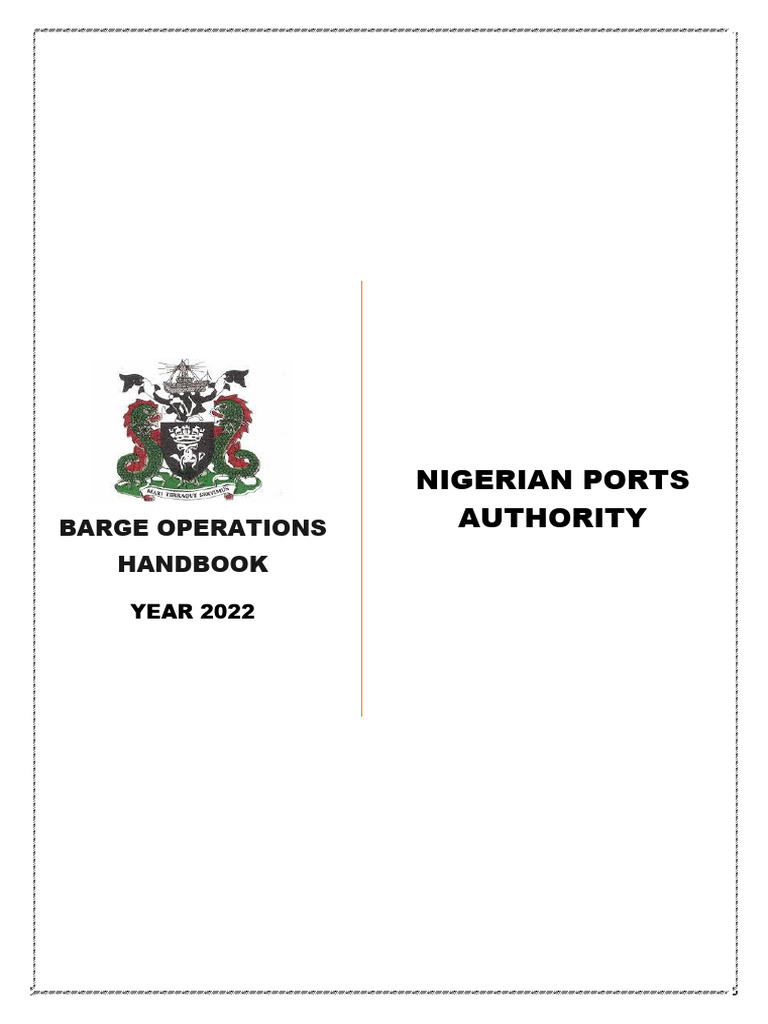 Npa Barge Operations Handbook | PDF | Tugboat | Maritime Pilot