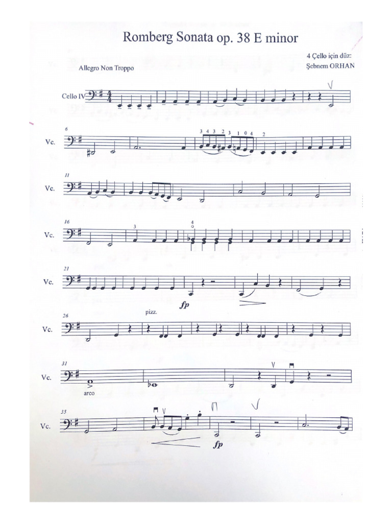 Romberg Sonata | PDF