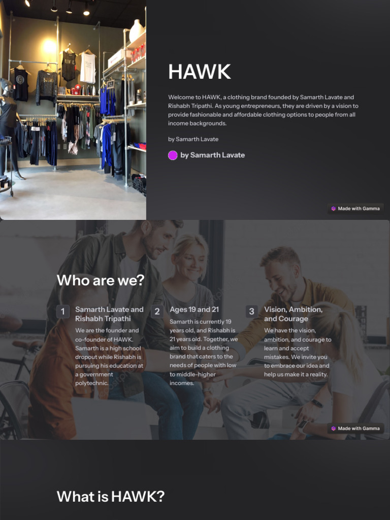HAWK | PDF | Fashion | Brand