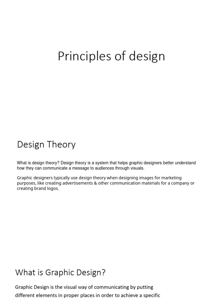 Principles of Design | PDF | Graphic Design | Rhythm