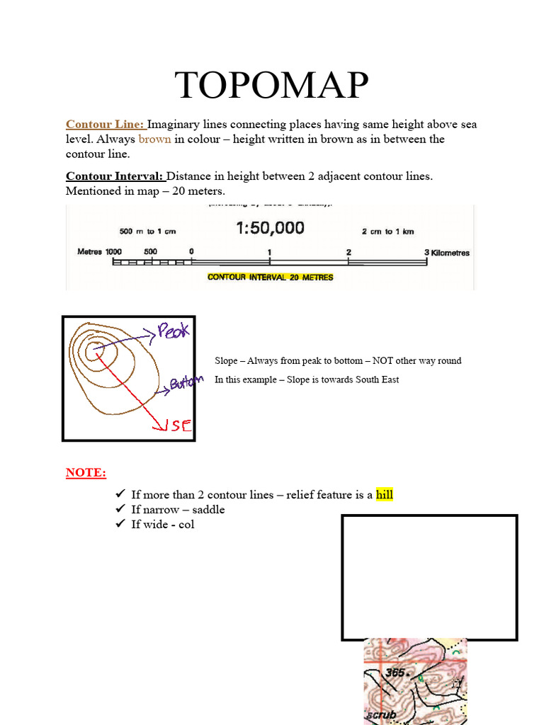 TOPOMAP | PDF | Contour Line | Earth Sciences