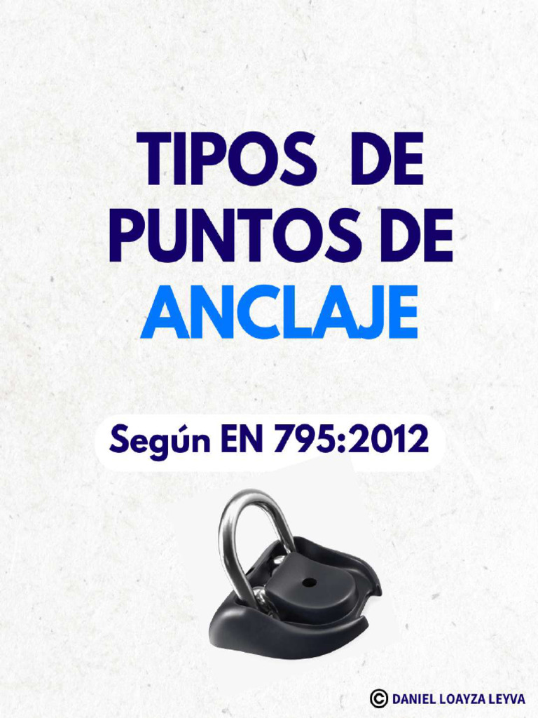 Tipos de Anclaje | PDF