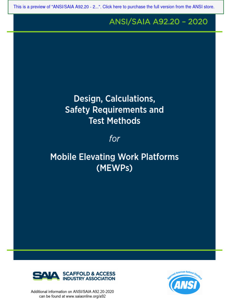 Preview Ansi+Saia+a92.20+ +2020 | PDF | Force