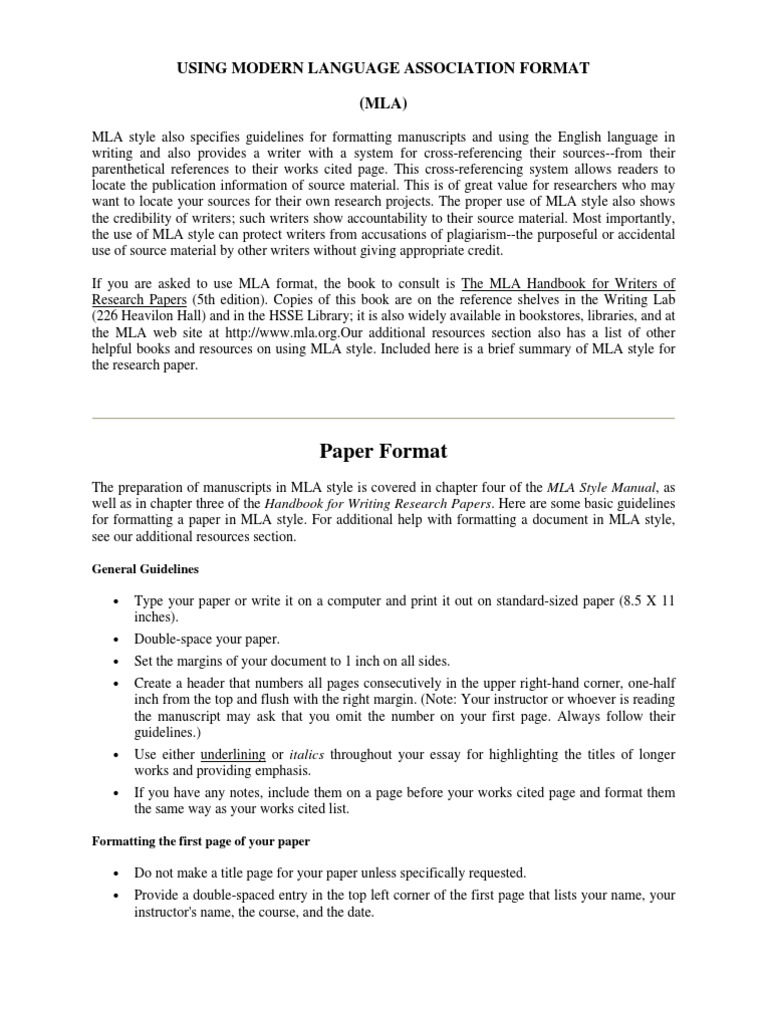 Mla Style | PDF | Citation | Note (Typography)