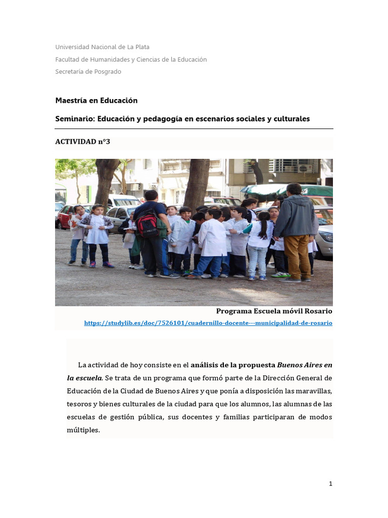 Consigna de Actividad N° 3 - Clase 4 | PDF