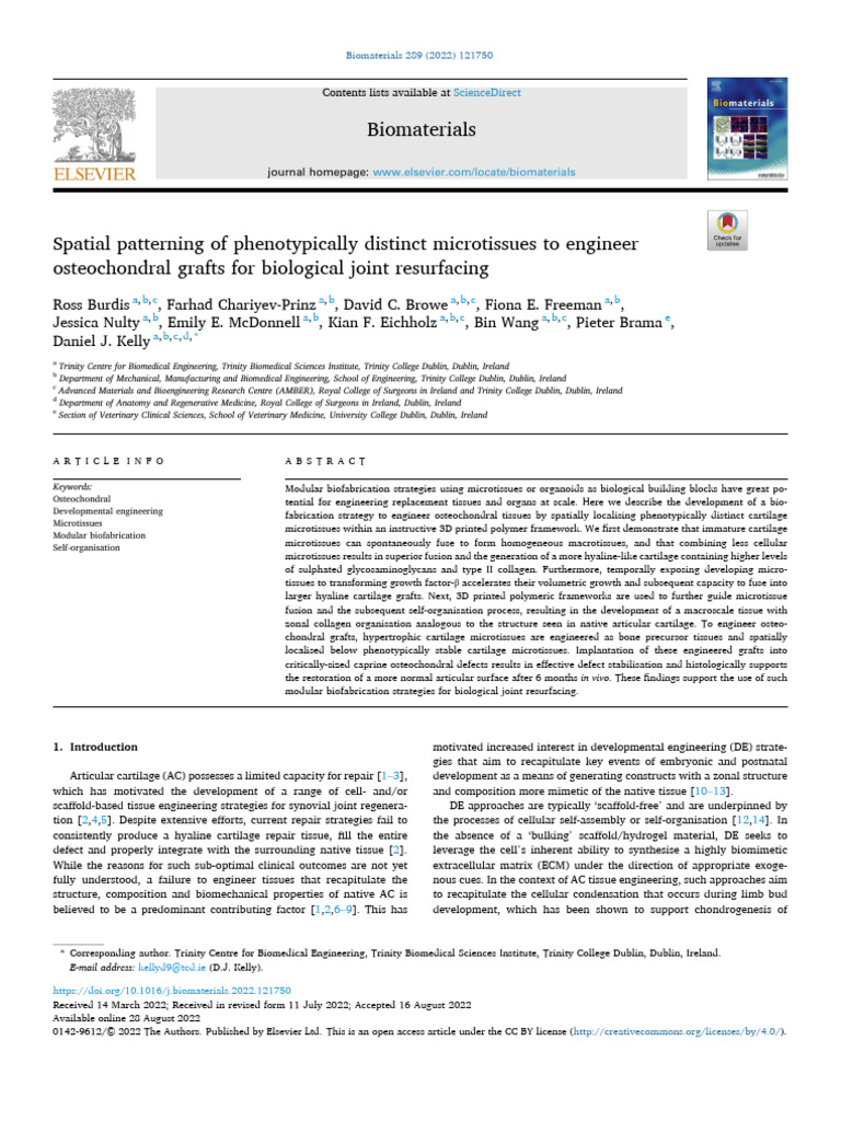 Spatial Patterning of Phenotypically Distinct Microtissues To Engineer ...