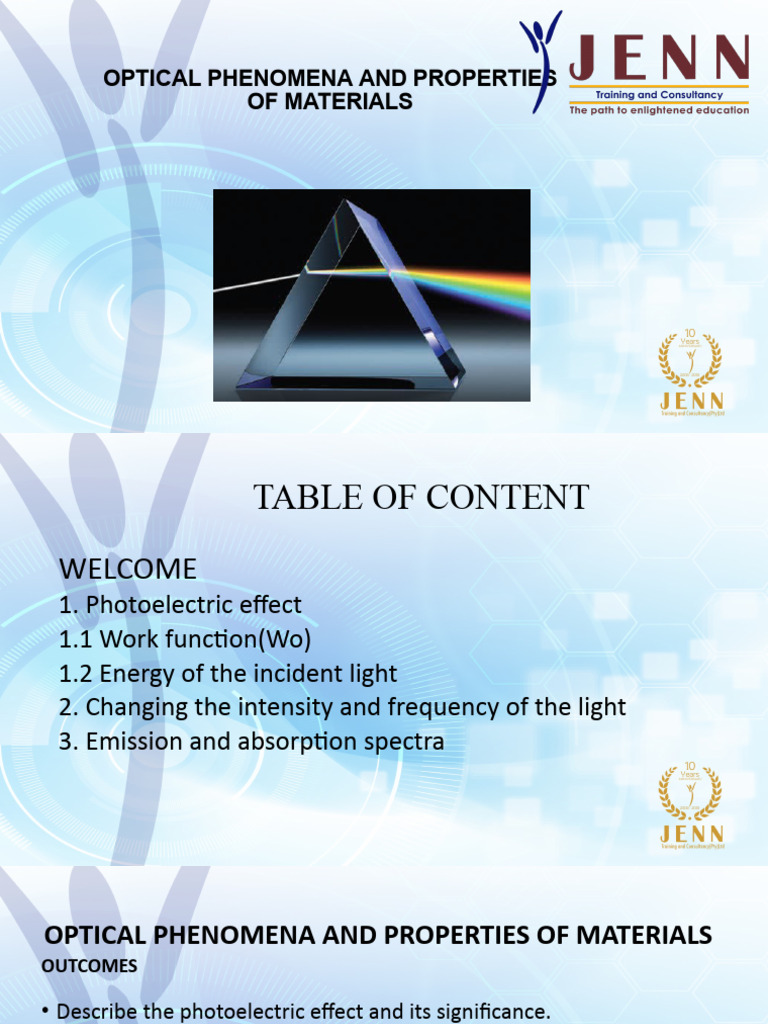 Photoelectric Effect Presentation | PDF | Photoelectric Effect ...