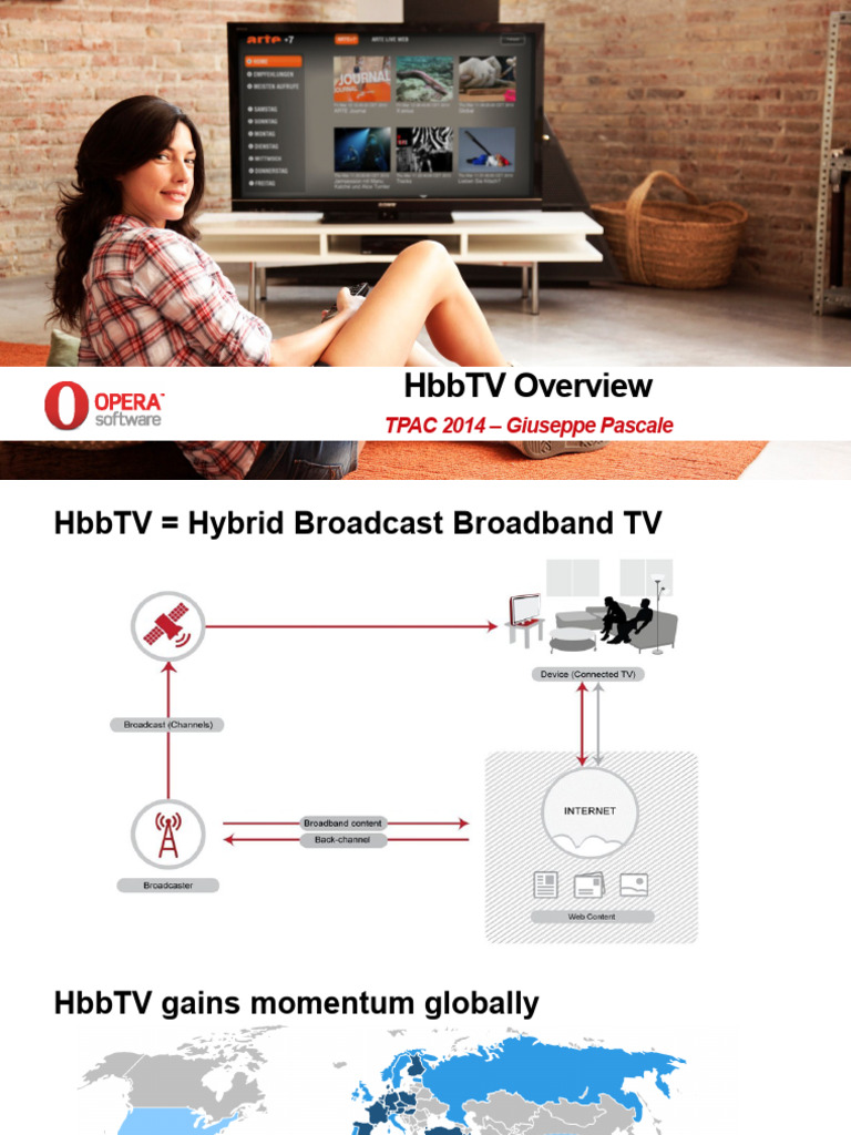 TPAC - HBBTV Overview - Giuseppe Pascale | PDF | World Wide Web | Internet & Web