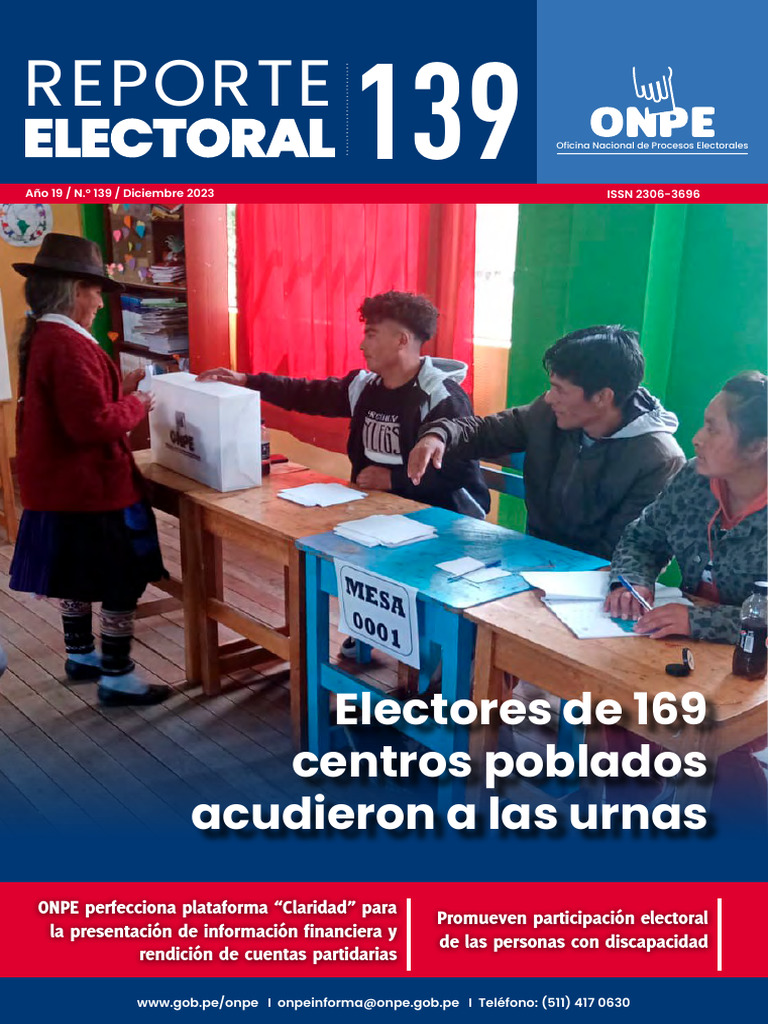 Re 139 | PDF | Votación | Elecciones