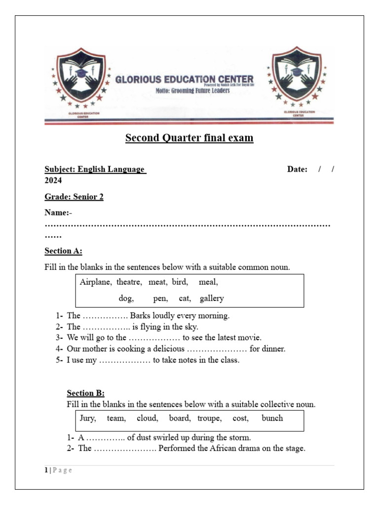 English Language Examination | PDF | Linguistics | Linguistic Morphology