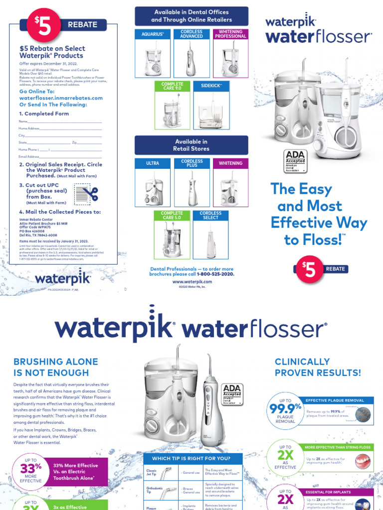 Ultra The Easy and Most Waterpik 5eef1b | PDF | Tooth | Medical Specialties