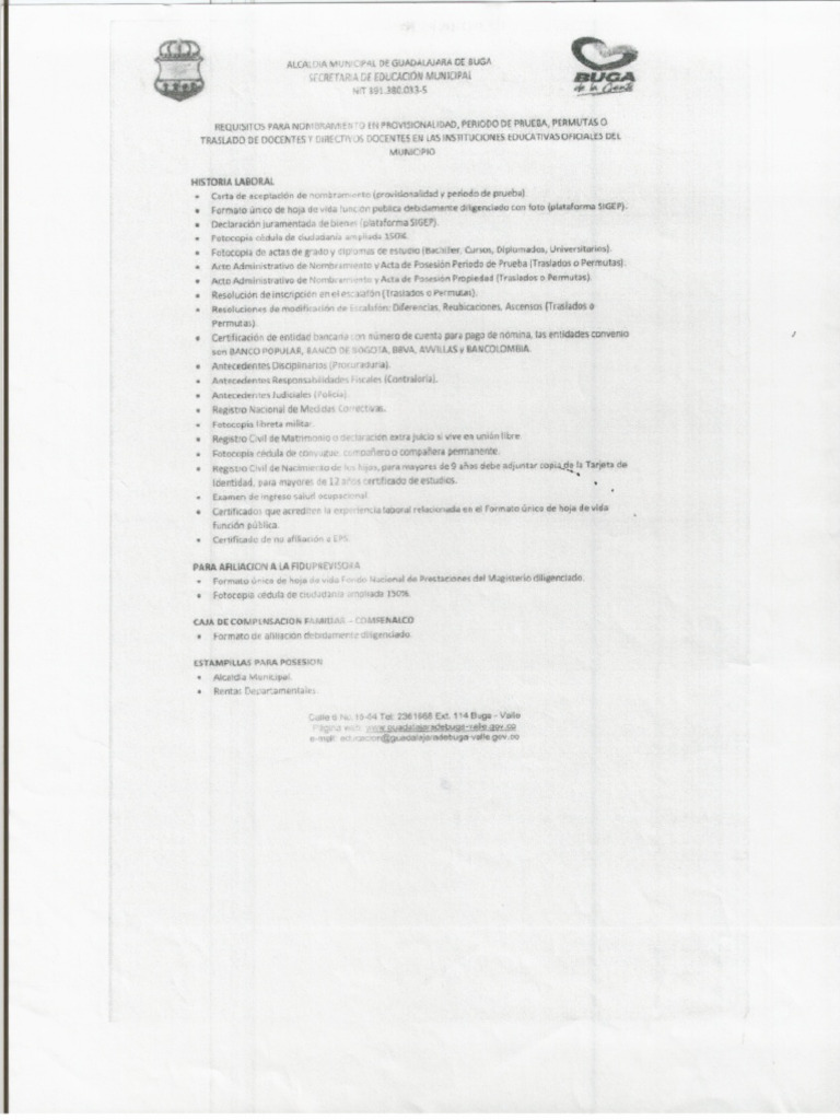 Requisitos para Nombramiento - 20231031 - 114339 | PDF