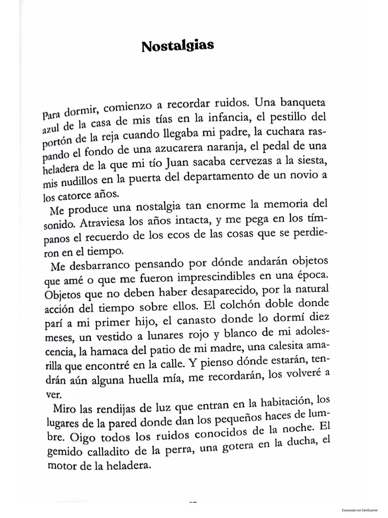 Nostalgias | PDF