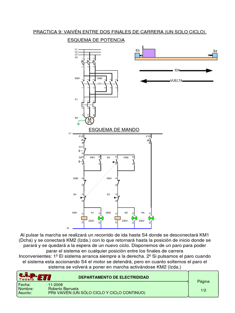 PR9 Vaiven Con Retorno Continuo | PDF