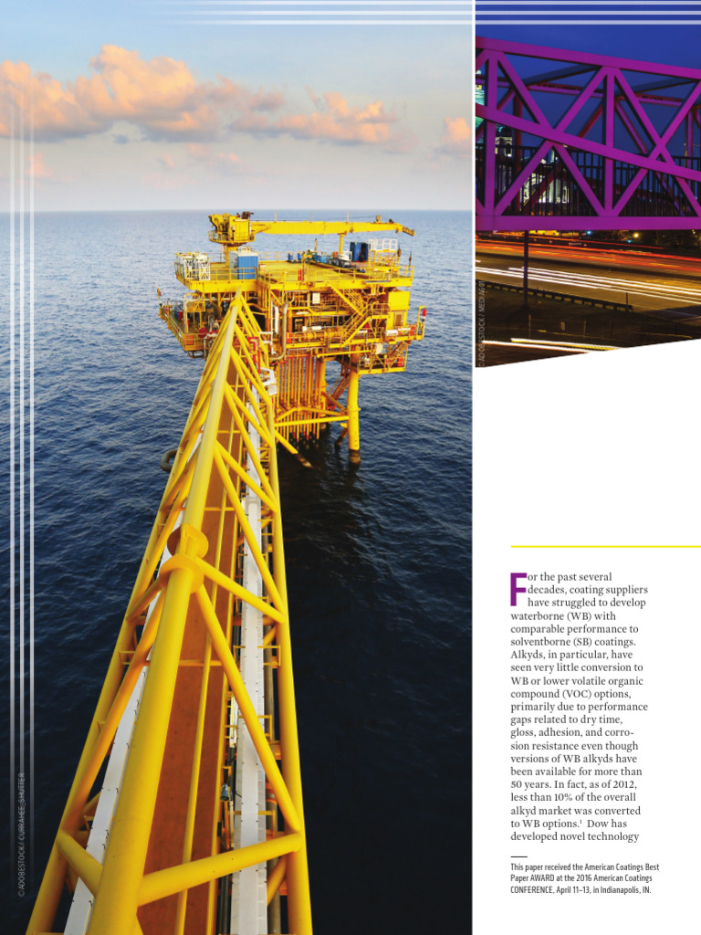 Near-Zero VOC Waterborne Alkyds | PDF | Paint | Coating