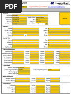 CV Form For Seaman | PDF | Ships | Sailor