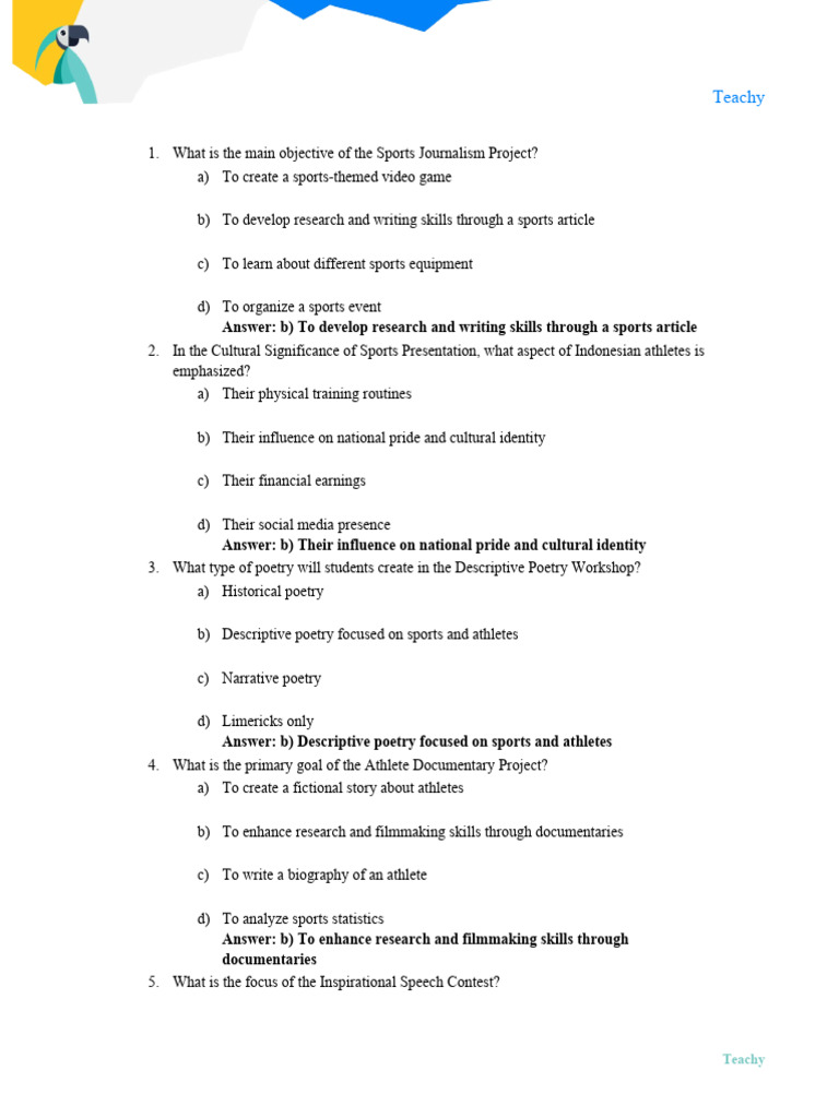 Activity Ideas 1 | PDF