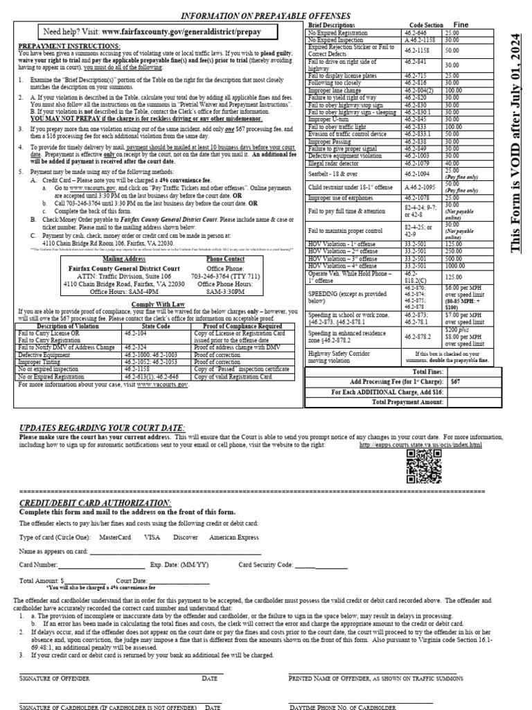 Prepayment Info Sheet | PDF | Credit Card | Debit Card