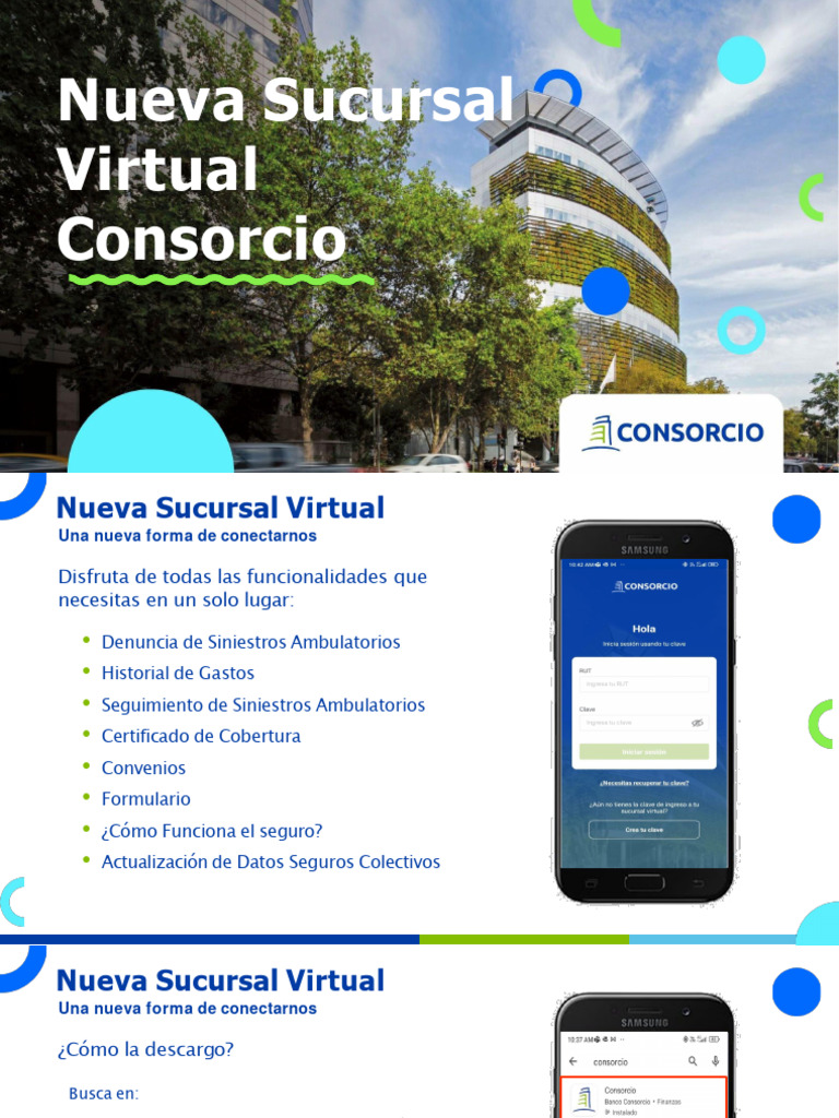 Consorcio - Acceso Sucursal Virtual | PDF | Póliza de seguros | Informática