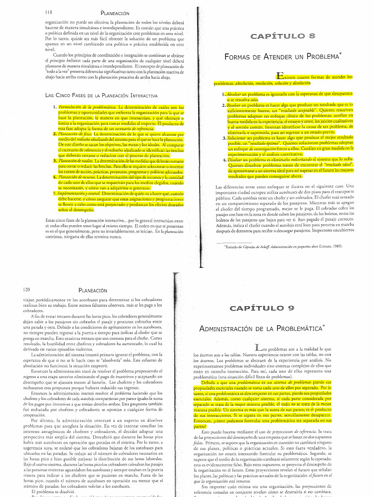 5-Formas de Atender Un Problema - El Paradigma de Ackoff | PDF ...