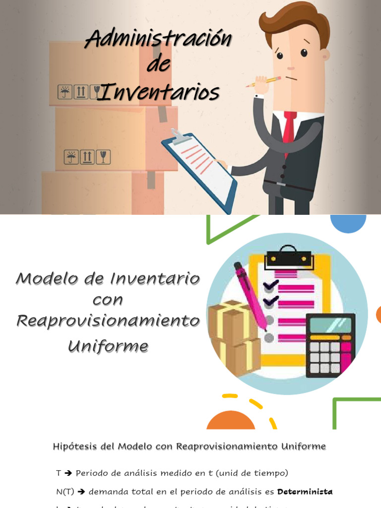 Modelo de Inventario y Reaprovisionamiento | PDF | Economias | Ciencias económicas