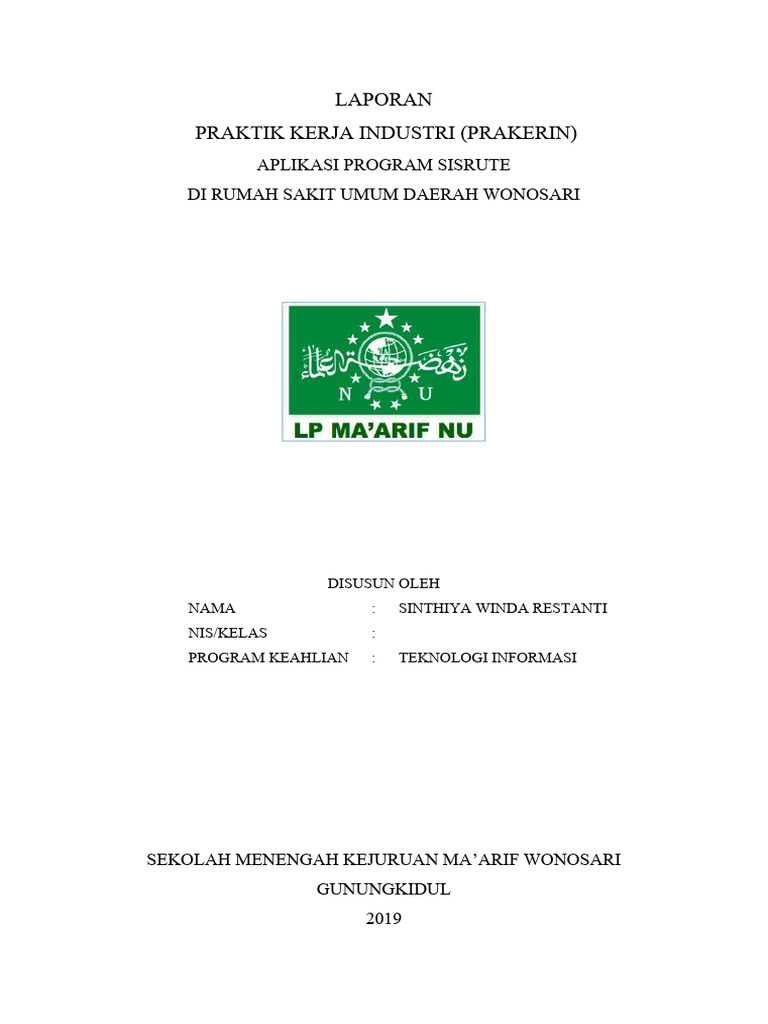 Laporan Pi Sintiya - Ready | PDF | Karier & Perkembangan | Bisnis