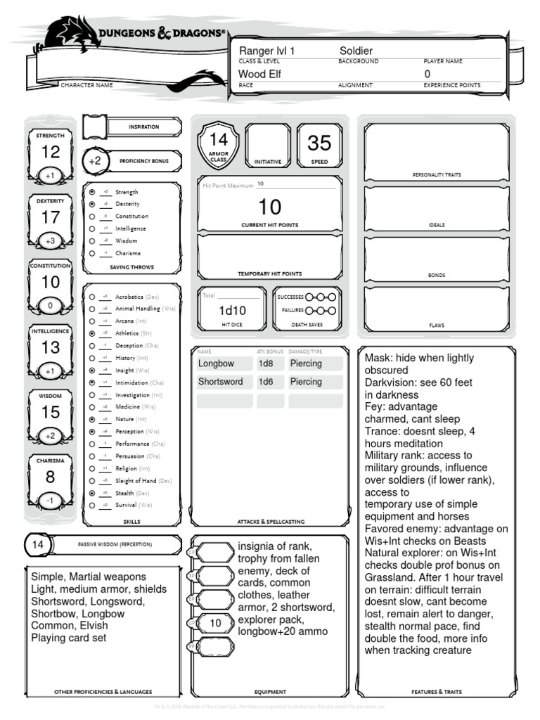 Character Ranger | PDF