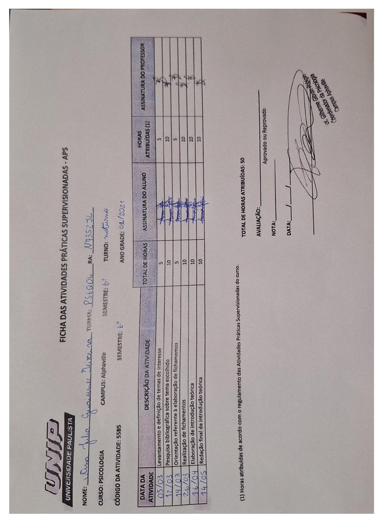 Fichas APS 6° | PDF