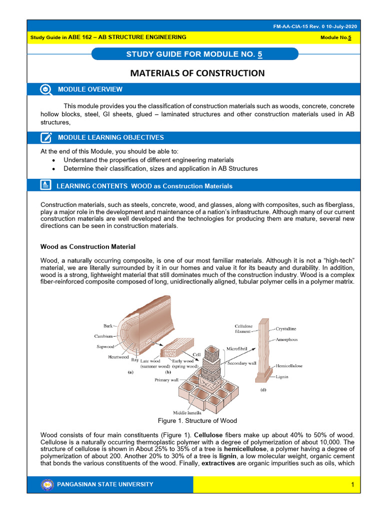 SG5 - Materials of Construction | PDF | Screw | Concrete