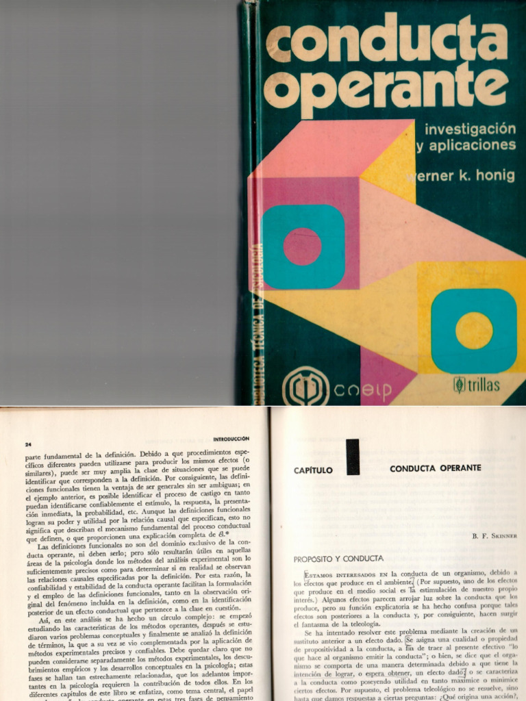 Skinner, B. F. (1975) - Conducta Operante. | PDF
