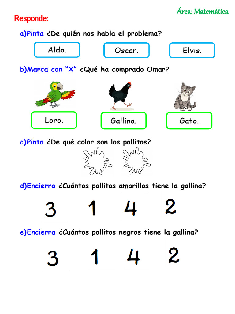 F. Aprendemos A Contar 1 y 2 | PDF