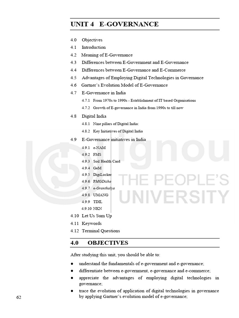 E-GOVERNANCE | PDF | E Government | Governance