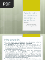 Didáctica específica: definición y ejemplos | PDF