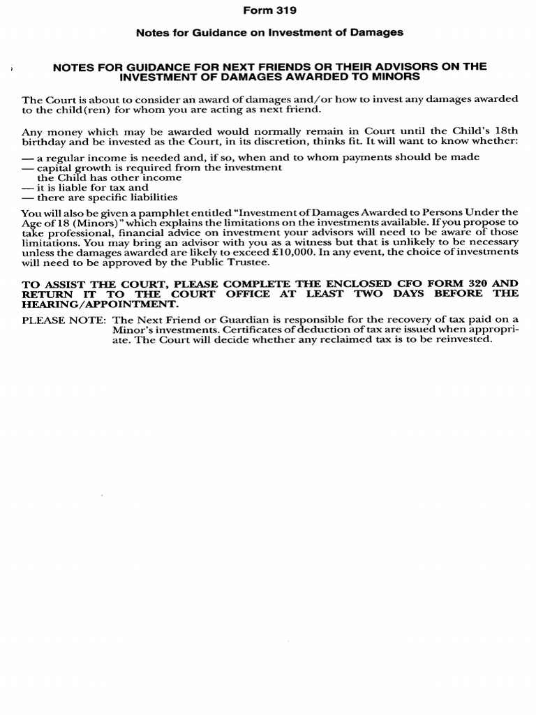 Form 319 cpf00580 | PDF